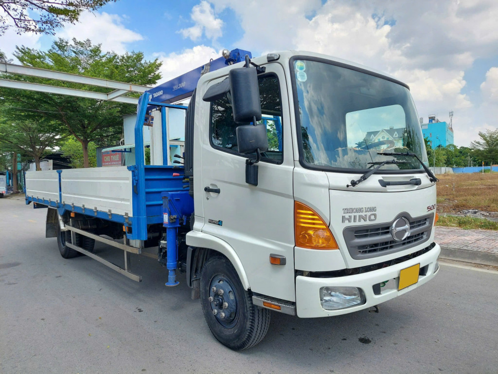Xe Cẩu Hino FC 6.5 Tấn Đời 2019 Gắn Cẩu Tadano 3 Tấn 4 Khúc - TRƯỜNG PHÁT AUTO